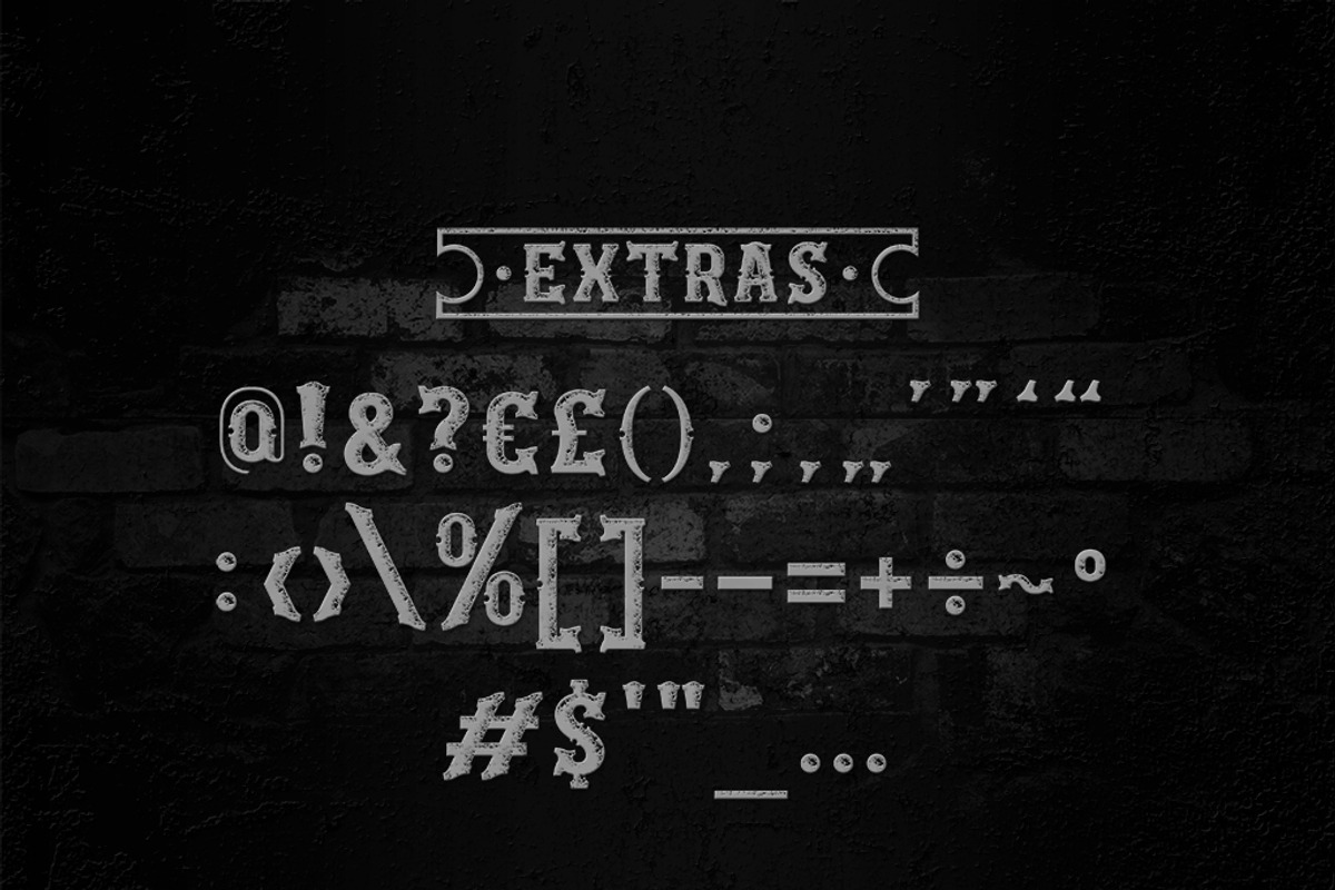 Hammer & Anvil Font, a Font by Alphabet Agency