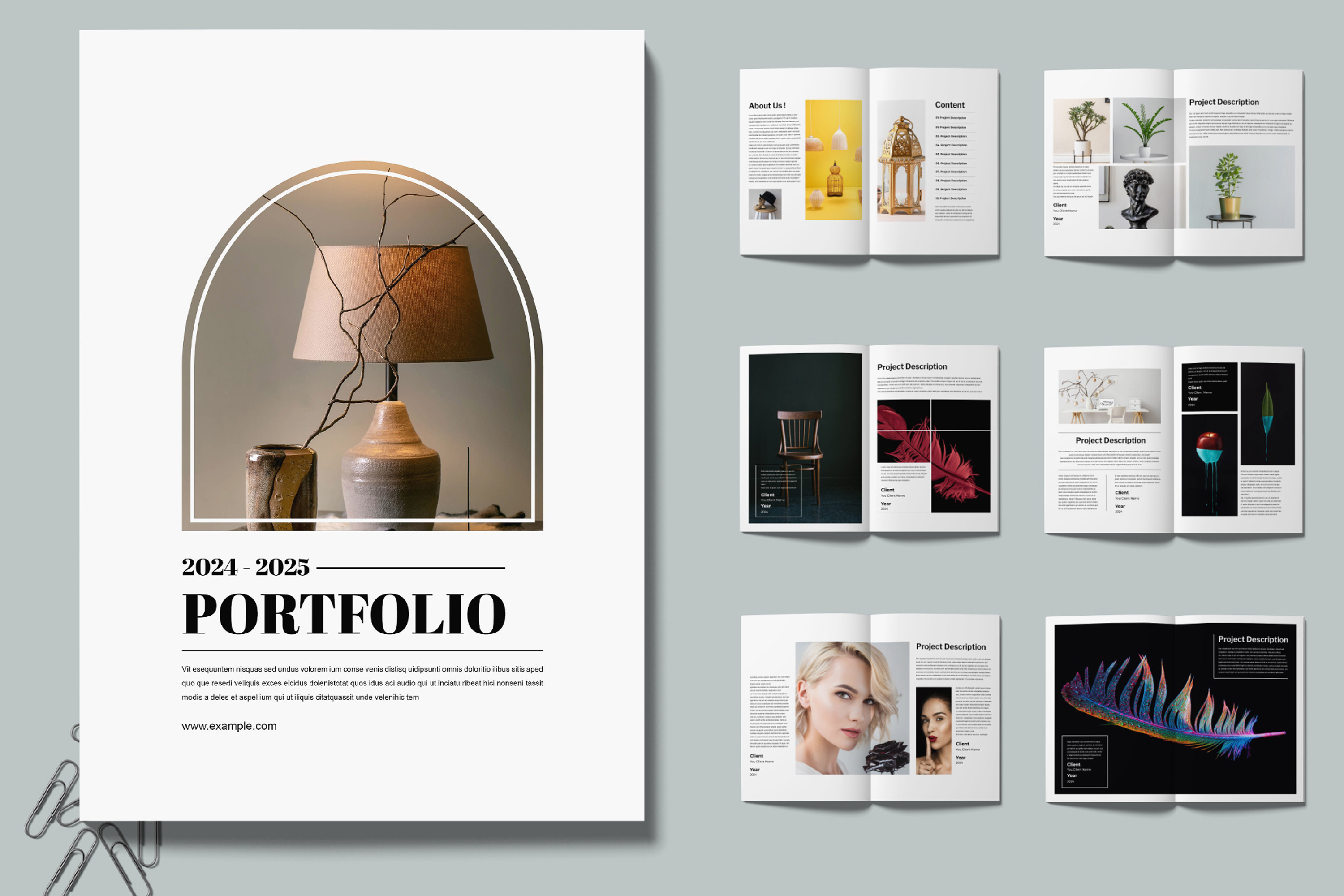 Minimal Portfolio Layout