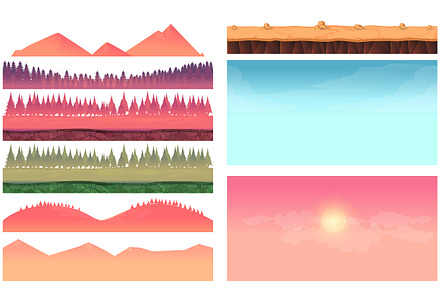 City Game Level Kit 2, a Templates & Theme by 2dvillShop