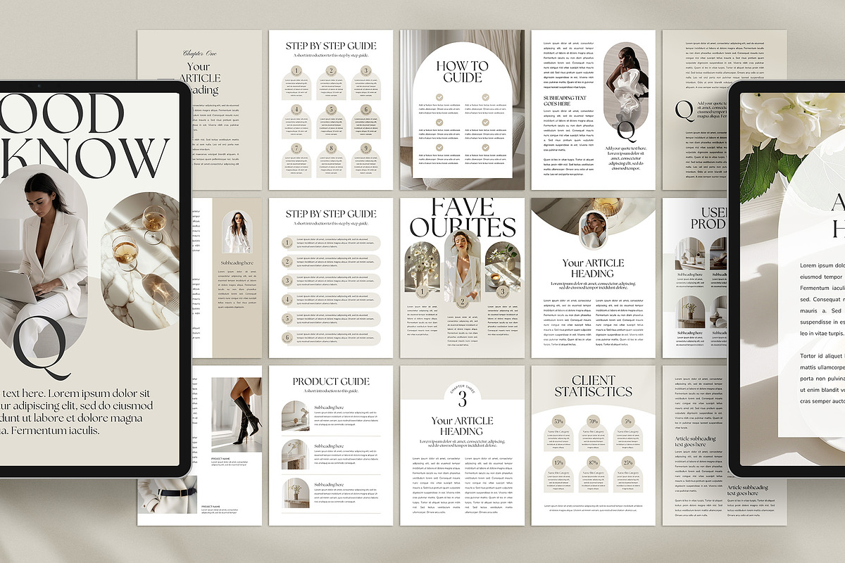 Life Coach Ebook Template Canva, a Brochure Template by Studio Loire
