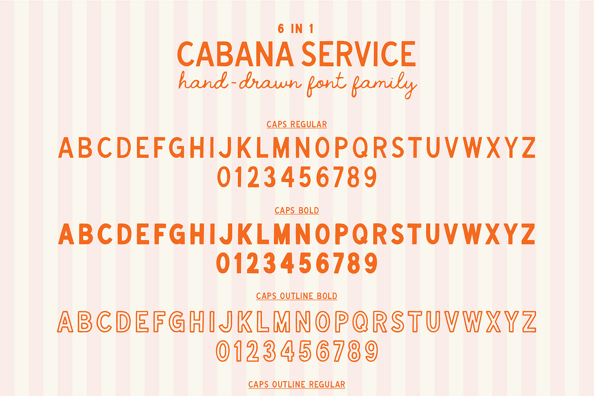 Handwritten Resort Vintage Font Bundle