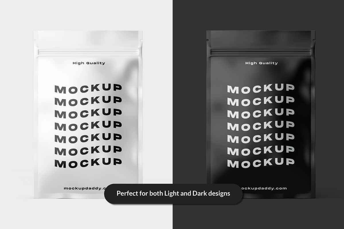 Ziplock Pouch Mockup, a Packaging Mockup by Mockupdaddy