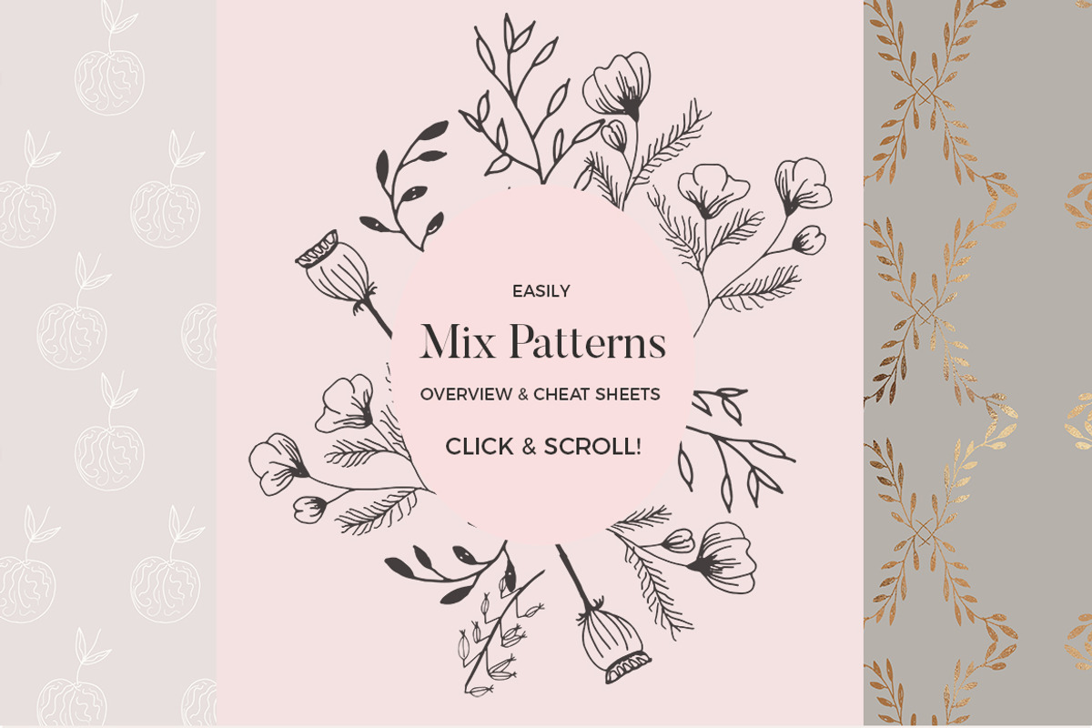 Rustic Elegant Gold Patterns, a Pattern Graphic by Laras Wonderland