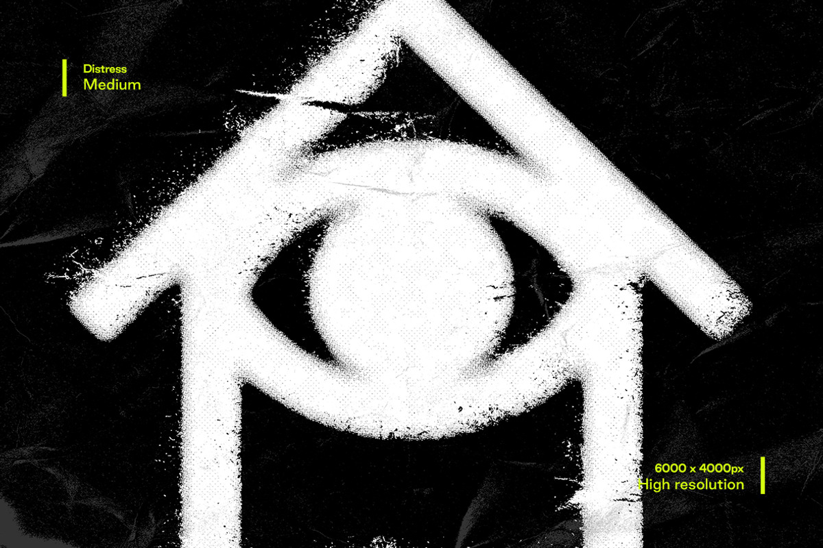 Distress - Damaged Text Effect, a Texture Graphic by Studio 2am