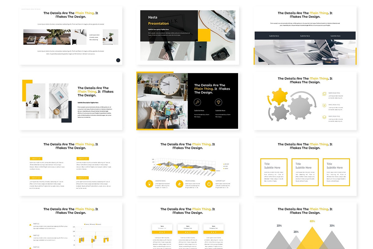Megalodon - Powerpoint Template, a Presentation Template by AQR Studio