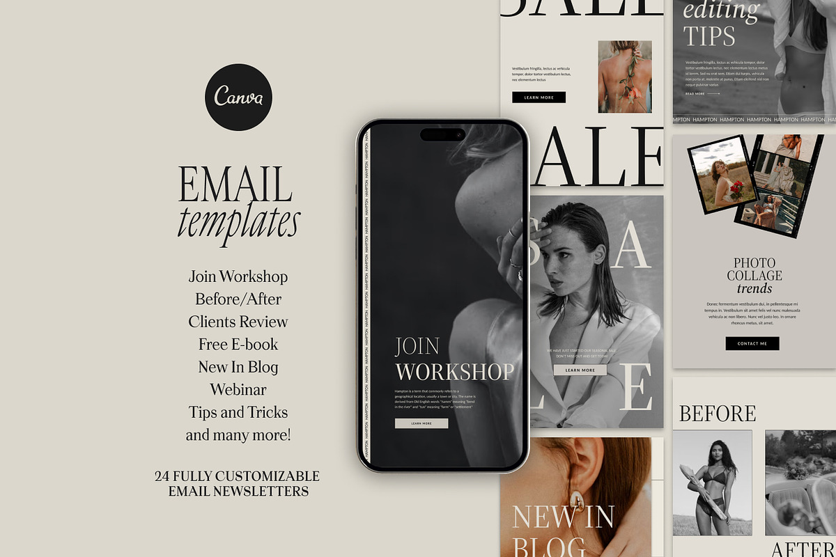 Hampton | Canva Email Templates