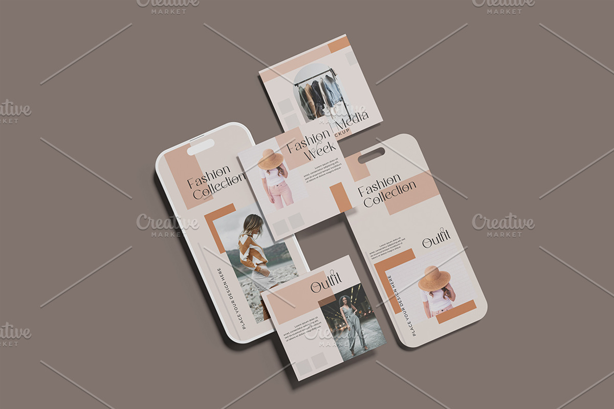 Instagram Post Mockup, a Device Mockup by Pixie Creative | Creative Market