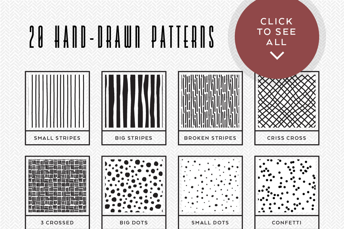 80 Essential Patterns, a Pattern Graphic by Anugraha Design