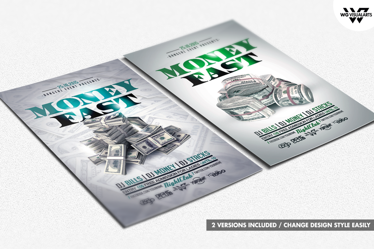 MONEY RICH Flyer Template, a Flyer Template by WG DESIGN