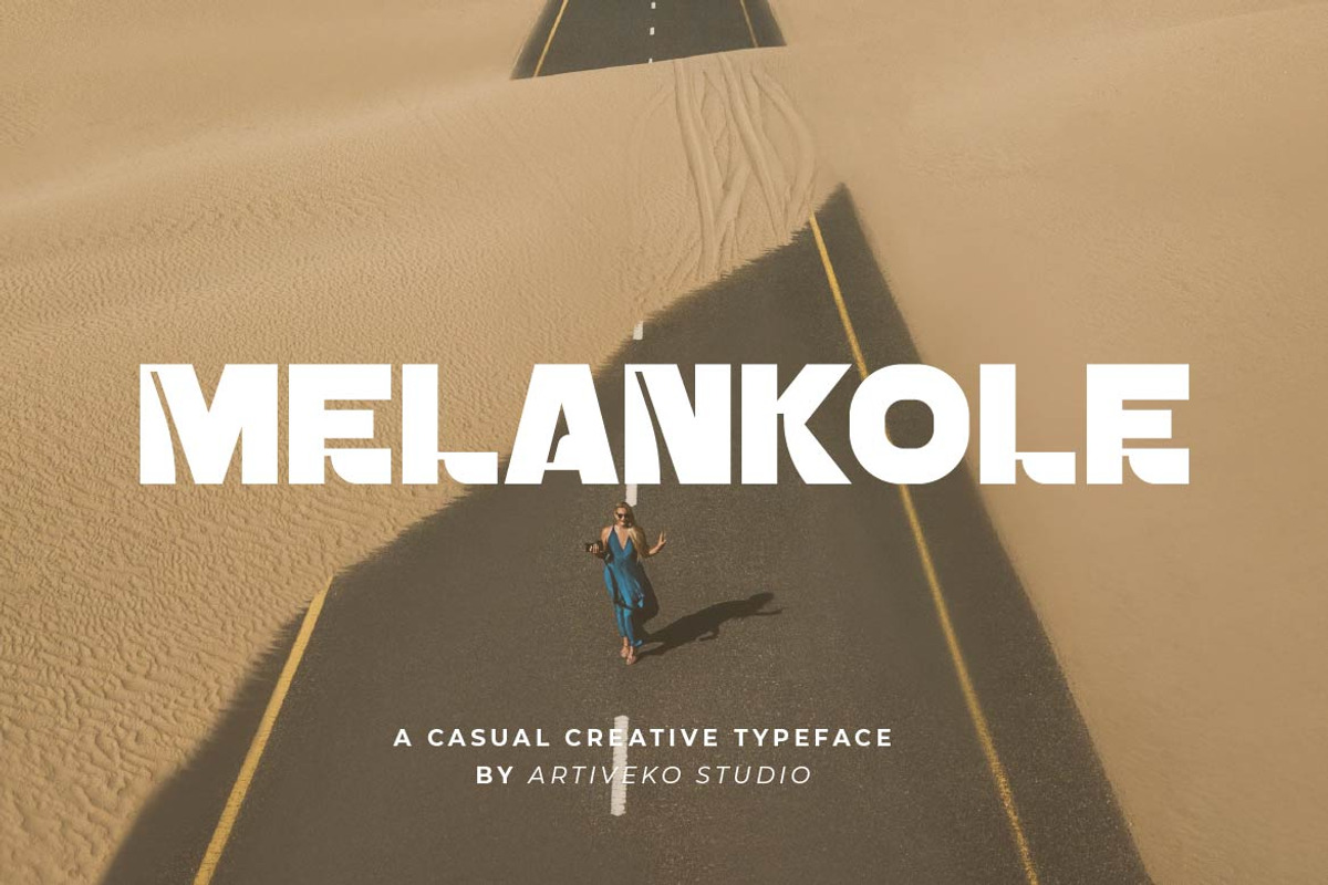 Melankole Strong Bold Font