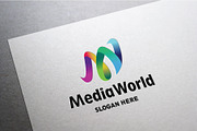 Media World Logo, a Branding & Logo Template by MotionMount