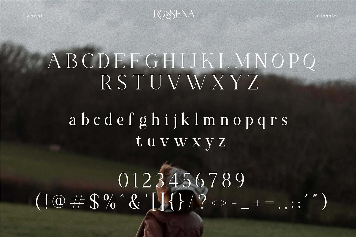 Rossena Retro Serif Font