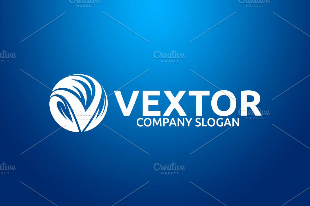 Vextor V Logo, a Branding & Logo Template by Brandlogo | Creative Market