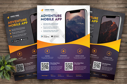 Mobile Shop Flyer | Flyer Templates ~ Creative Market