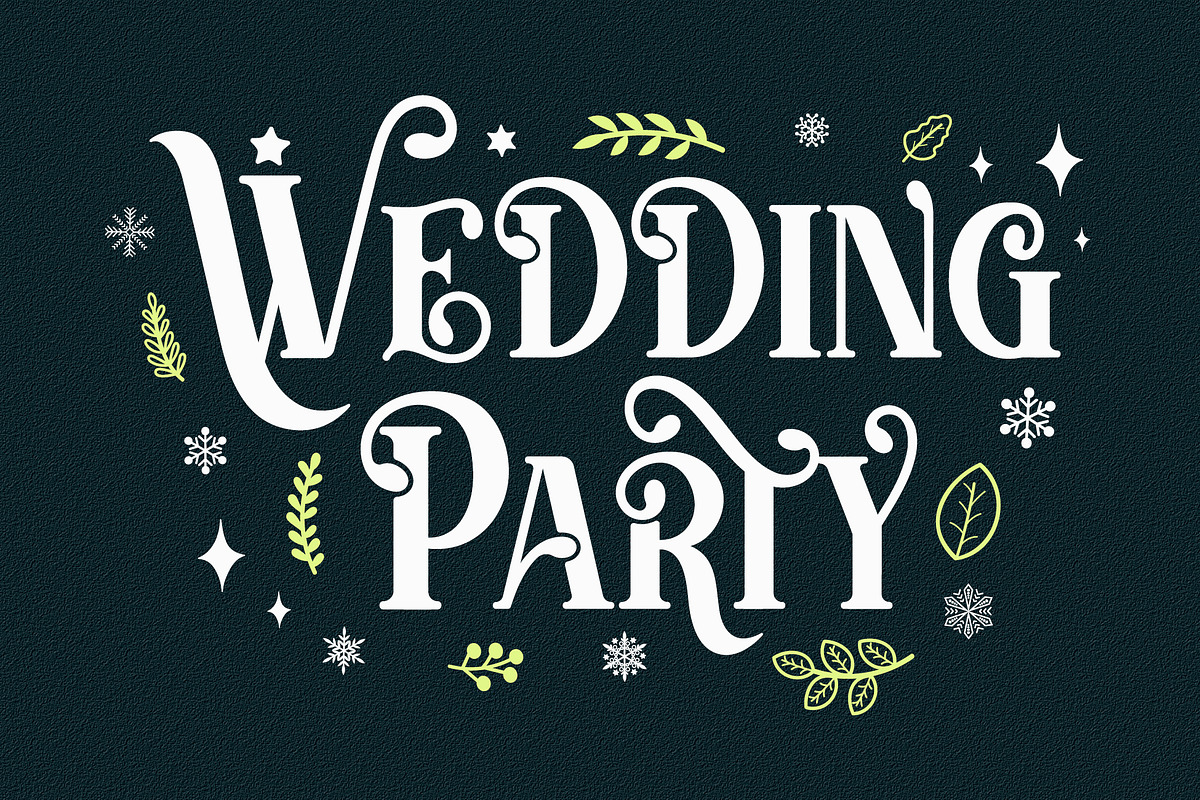 Winter Vibes - Modern All Caps Serif