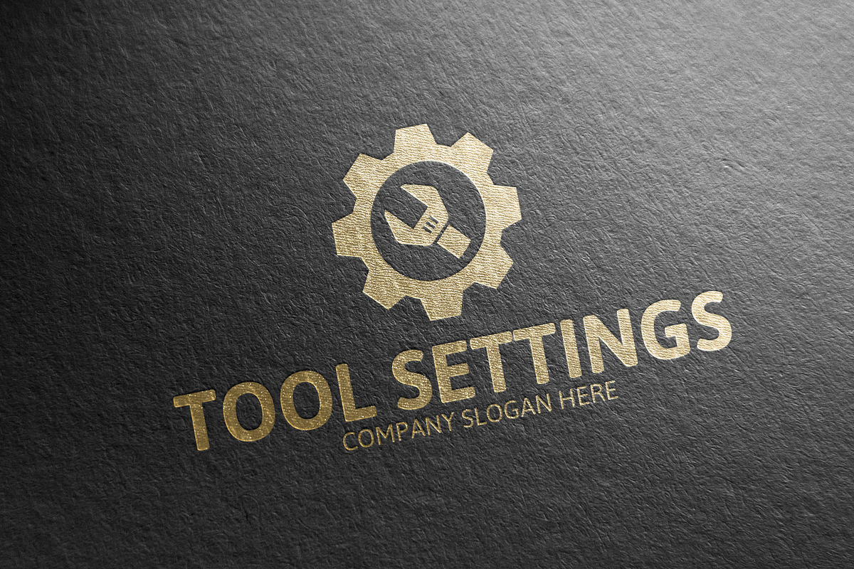 Tool Settings Logo, a Branding & Logo Template by Josuf Media