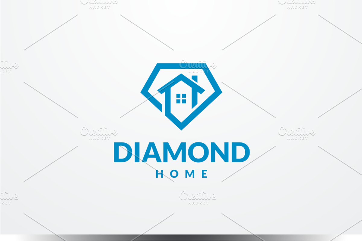 Diamond Home Logo, a Branding & Logo Template by yopie