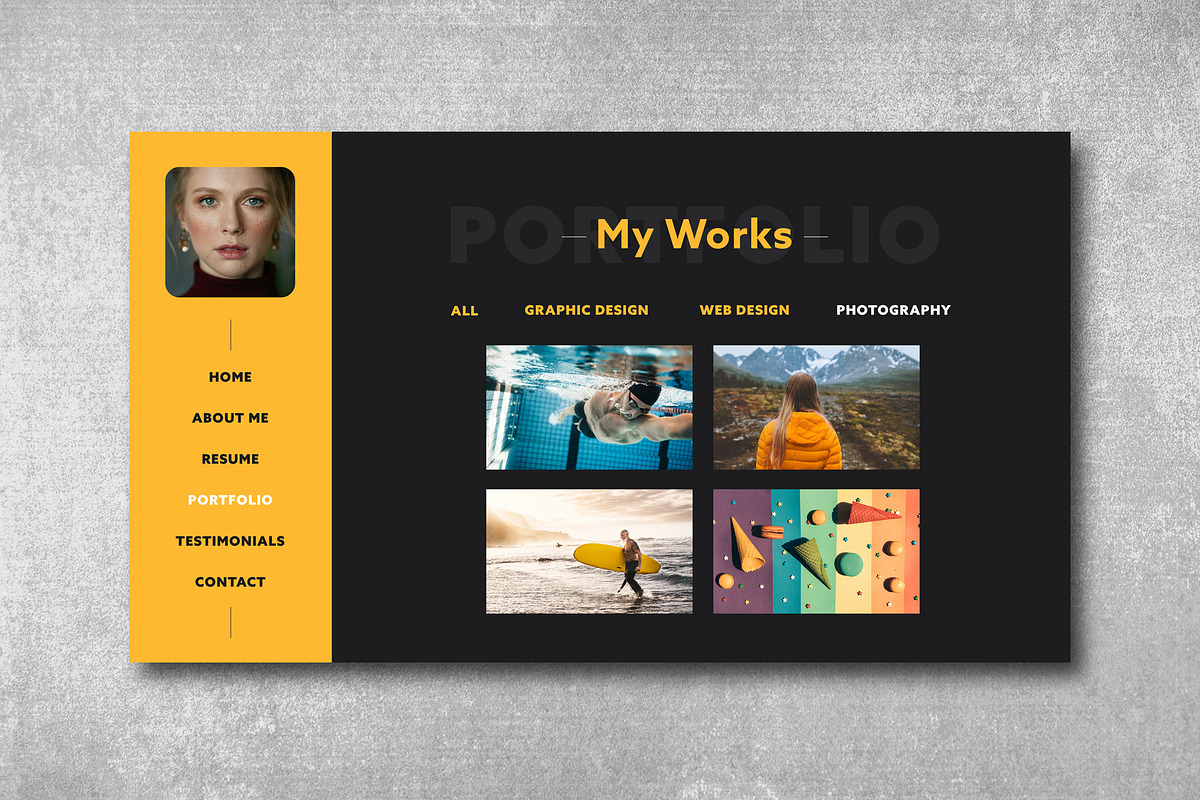 Interactive PDF Resume Layout, a Resume Template by Grkic Creative