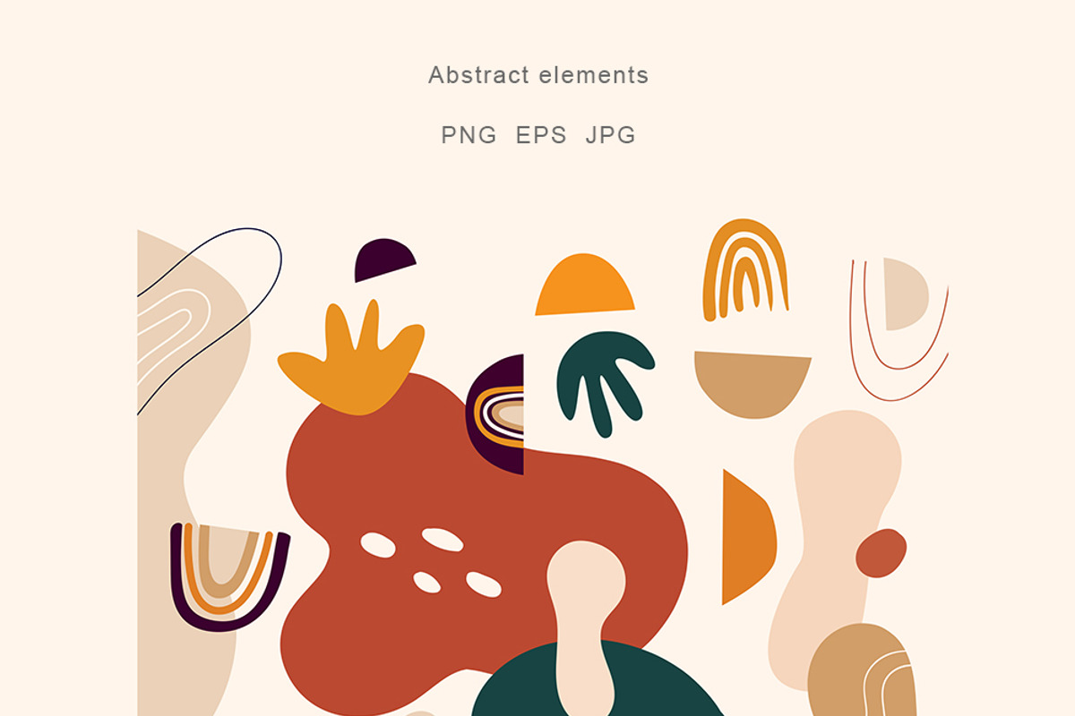 Abstract Shapes, a Decorative Illustration by MoleskoStudio