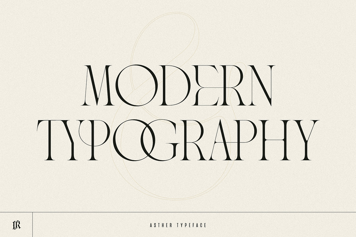 Asther - Fashion Font, a Serif Font by Ivan Rosenberg