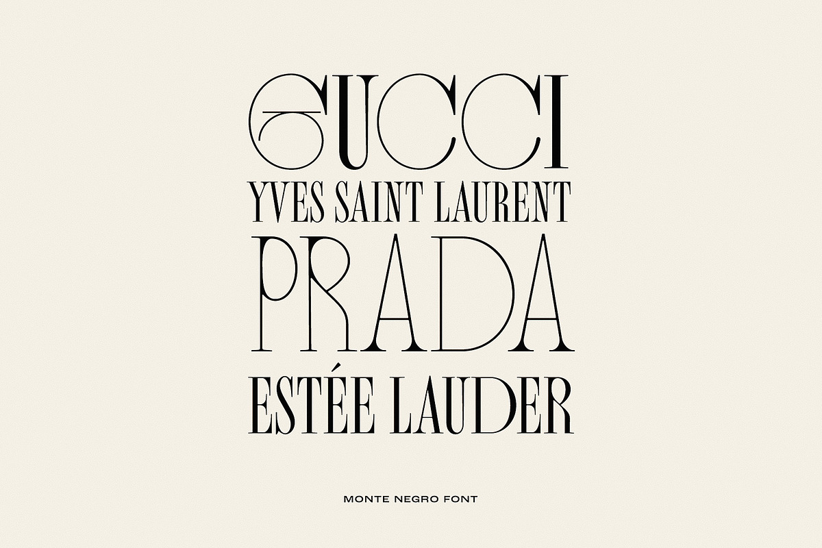 Monte Negro | Display Serif, a Serif Font by Ivan Rosenberg