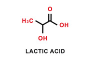 Lactic acid chemical formula. Lactic, an Education Illustration by ...