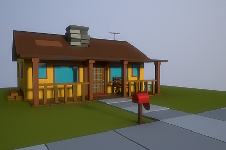 Low Poly House, an Architecture 3D Model by Midgardians
