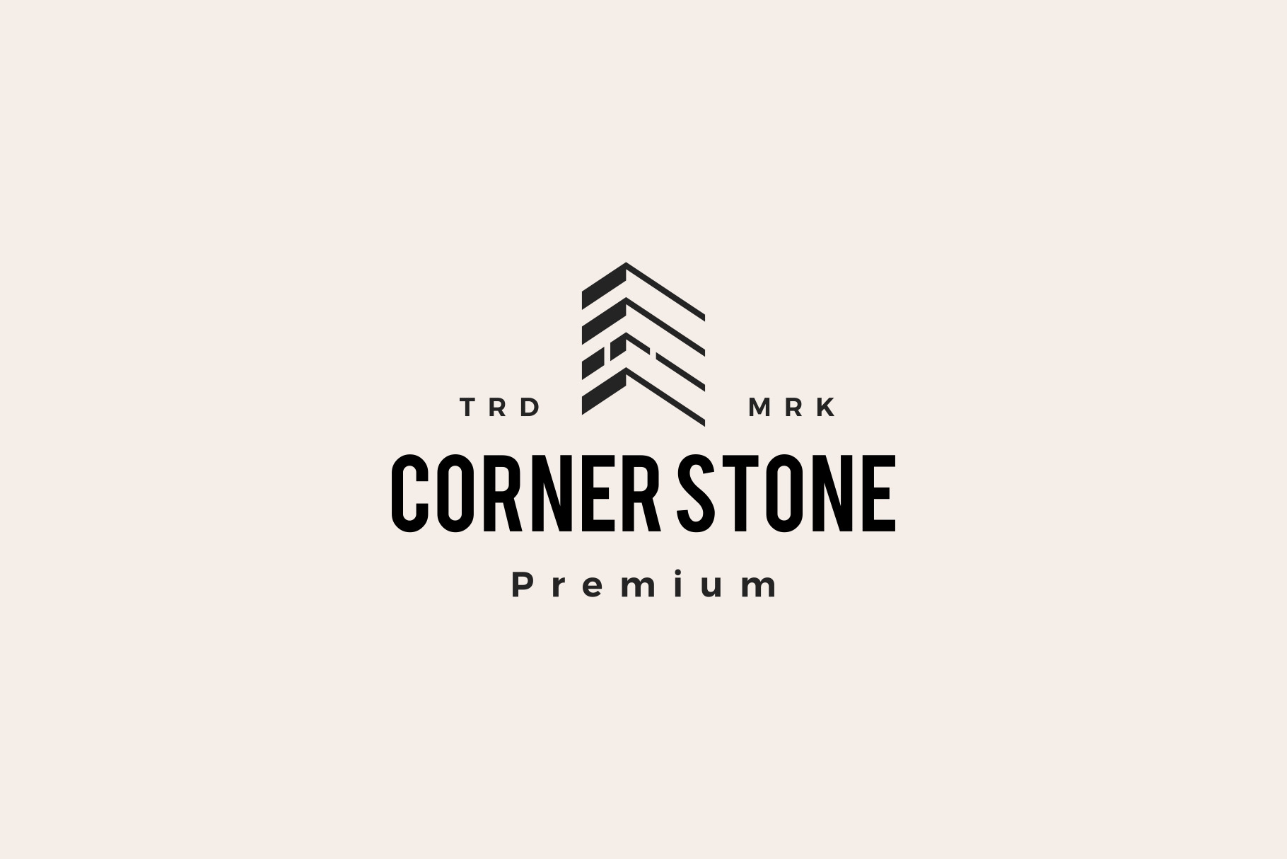 cornerstone hipster vintage logo, a Branding & Logo Template by vastard