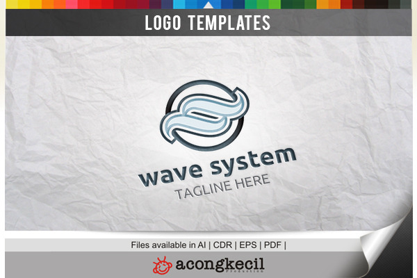 Wave System, a Branding & Logo Template by Acongraphic