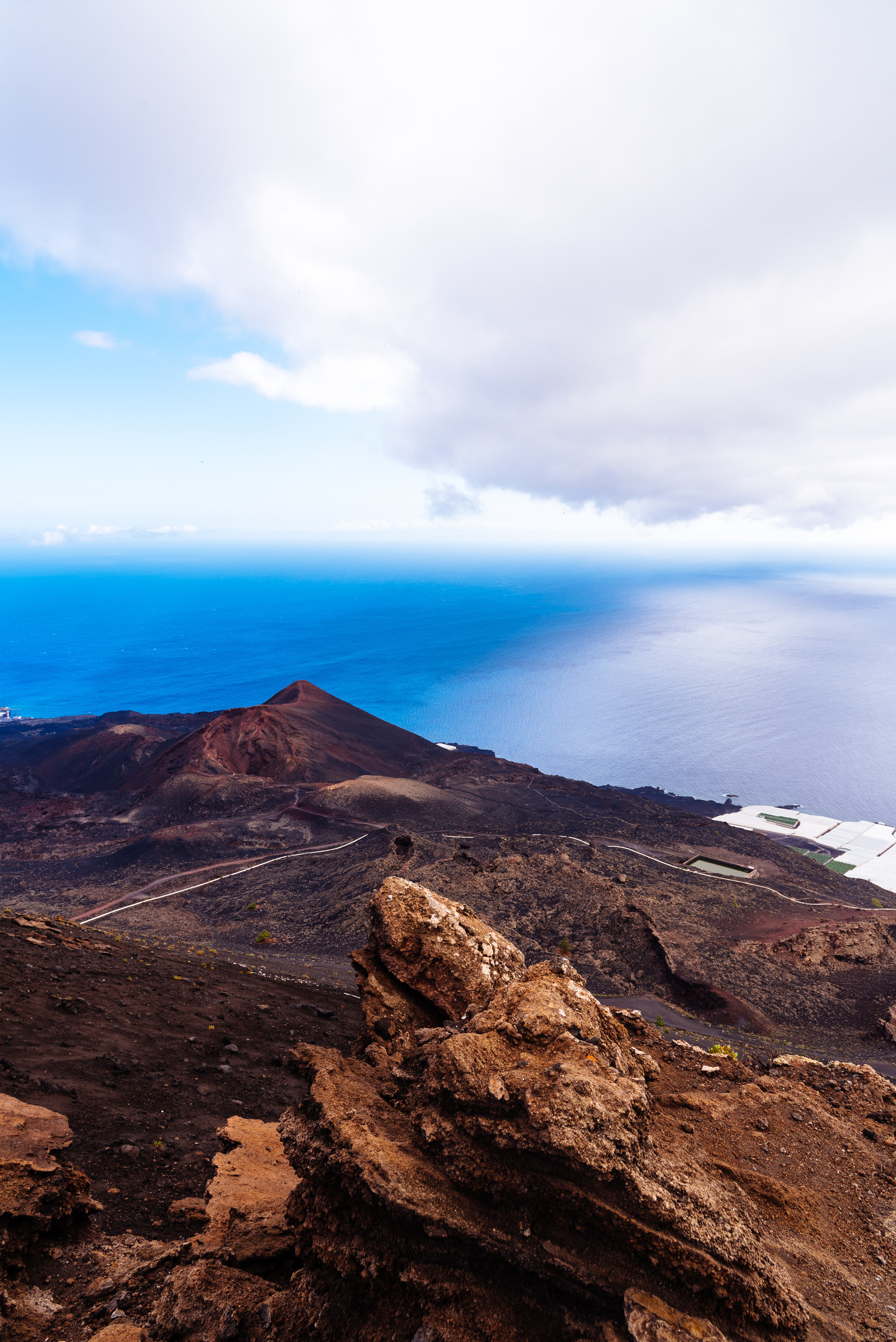 Teneguia Volcano cinder cone in the Island of La Palma, a Nature Photo ...