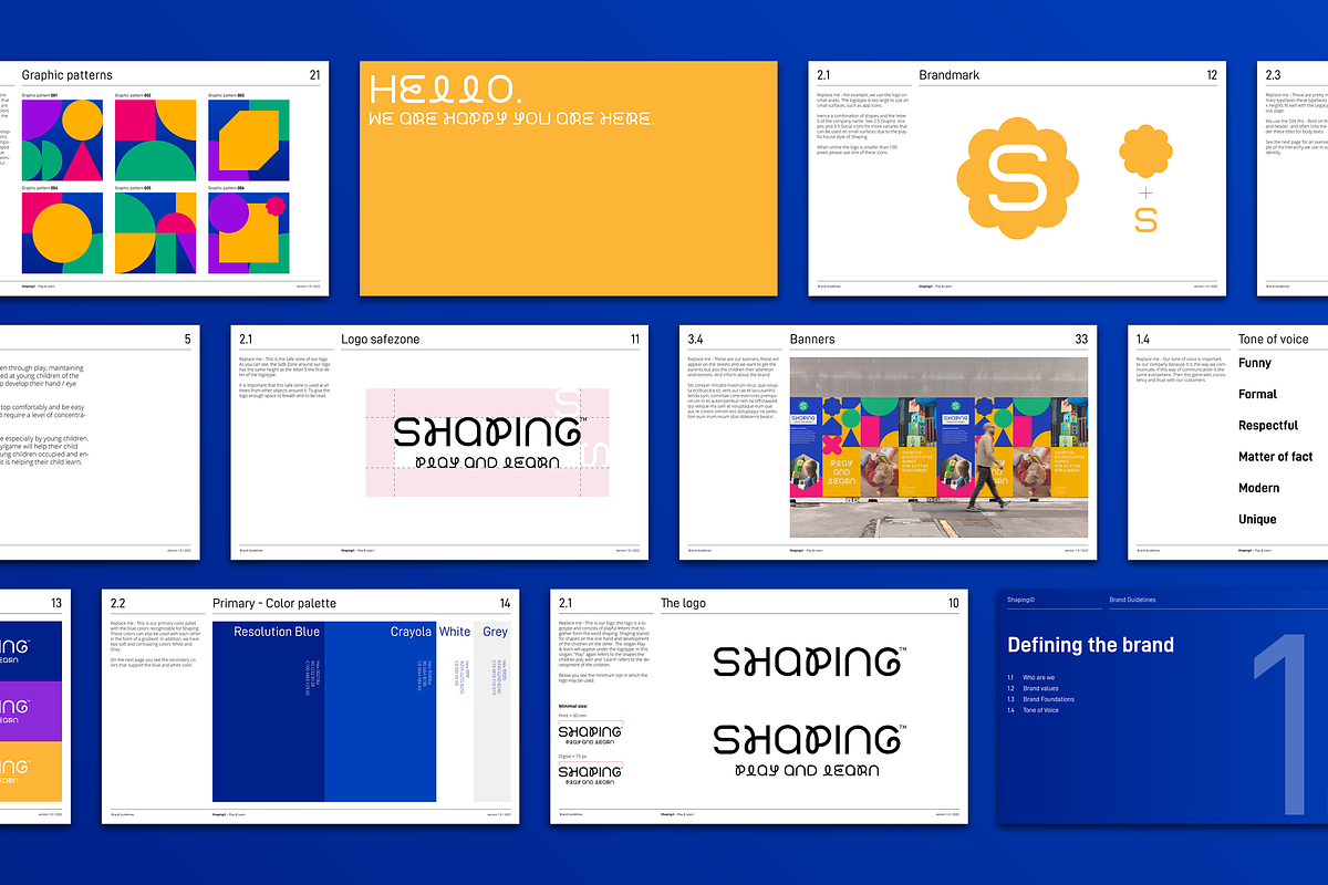 Shape | Brand Guidelines Template