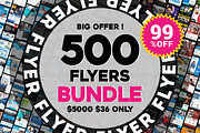 500 Business Flyers Bundle, a Flyer Template by AfzaalGraphics