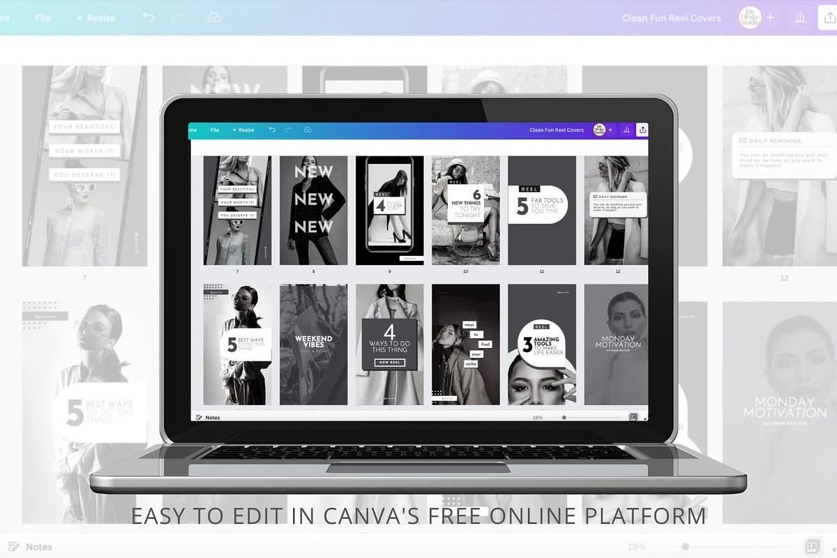 Instagram Reel Cover Templates