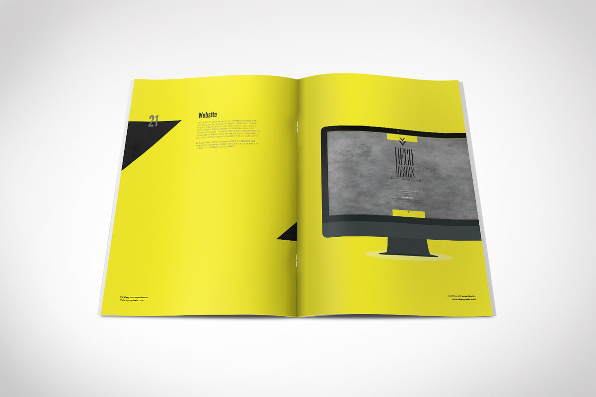 Creative Flare - Branding Guidelines, a Brochure Template by ZippyPixels