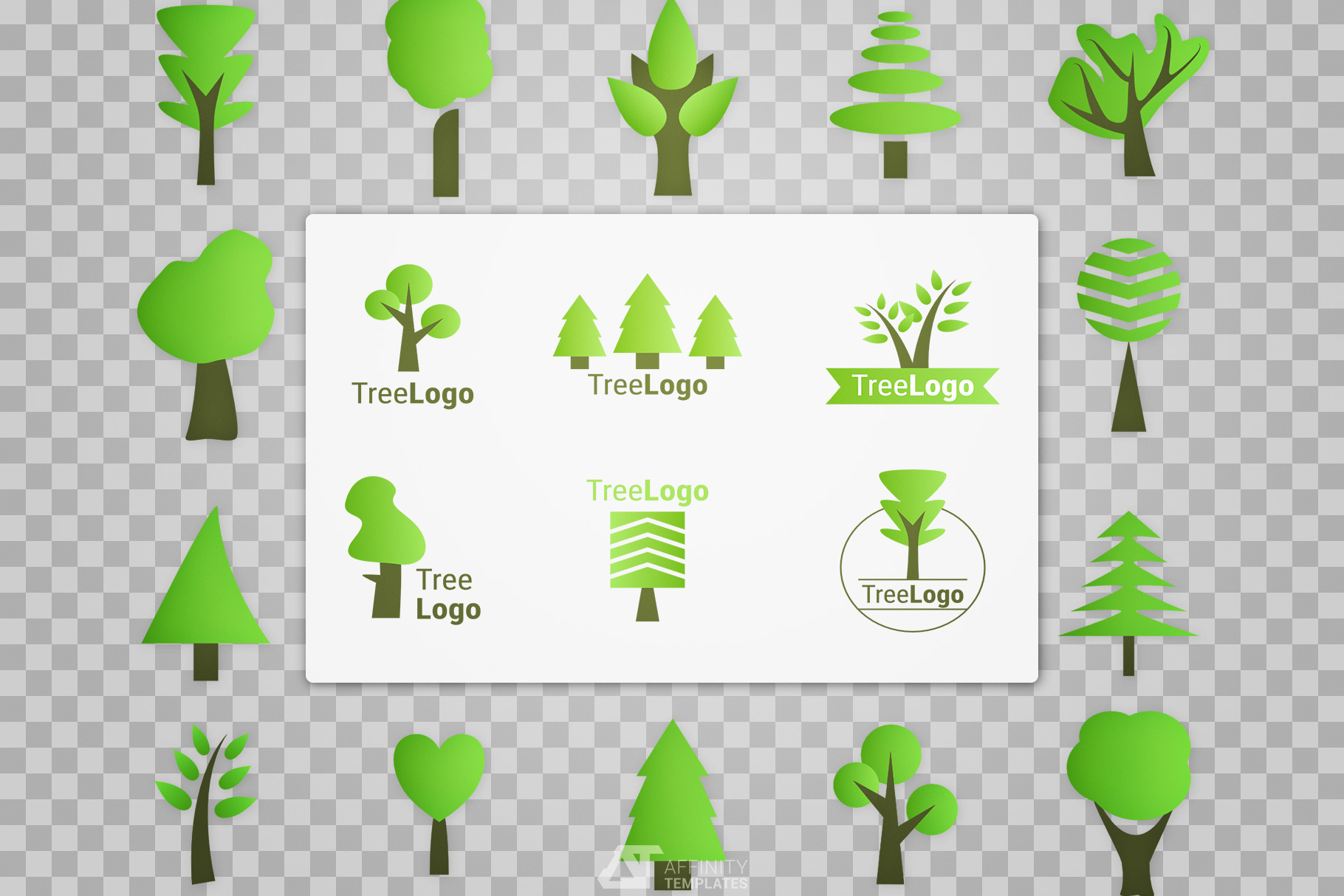 Tree Logo - Nature Design Kit, a Branding & Logo Template by Affinity ...