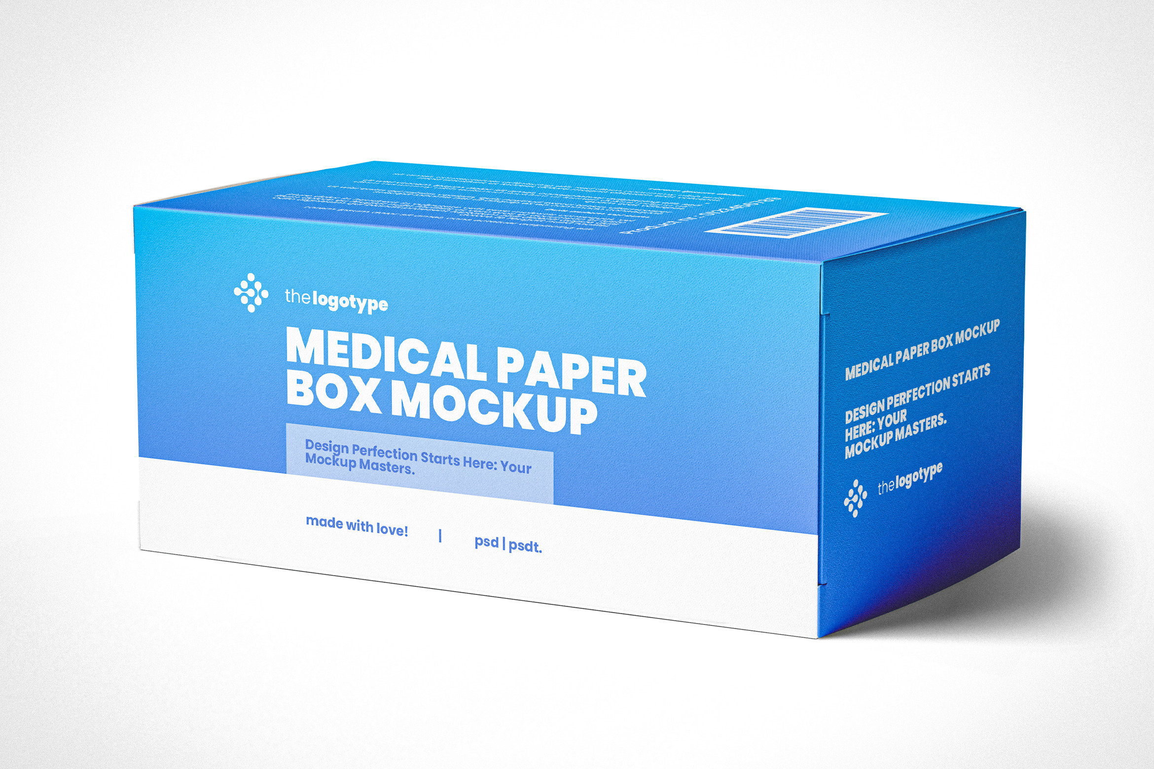 Medical Paper Box Mockup, a Packaging Mockup by Designer Dude