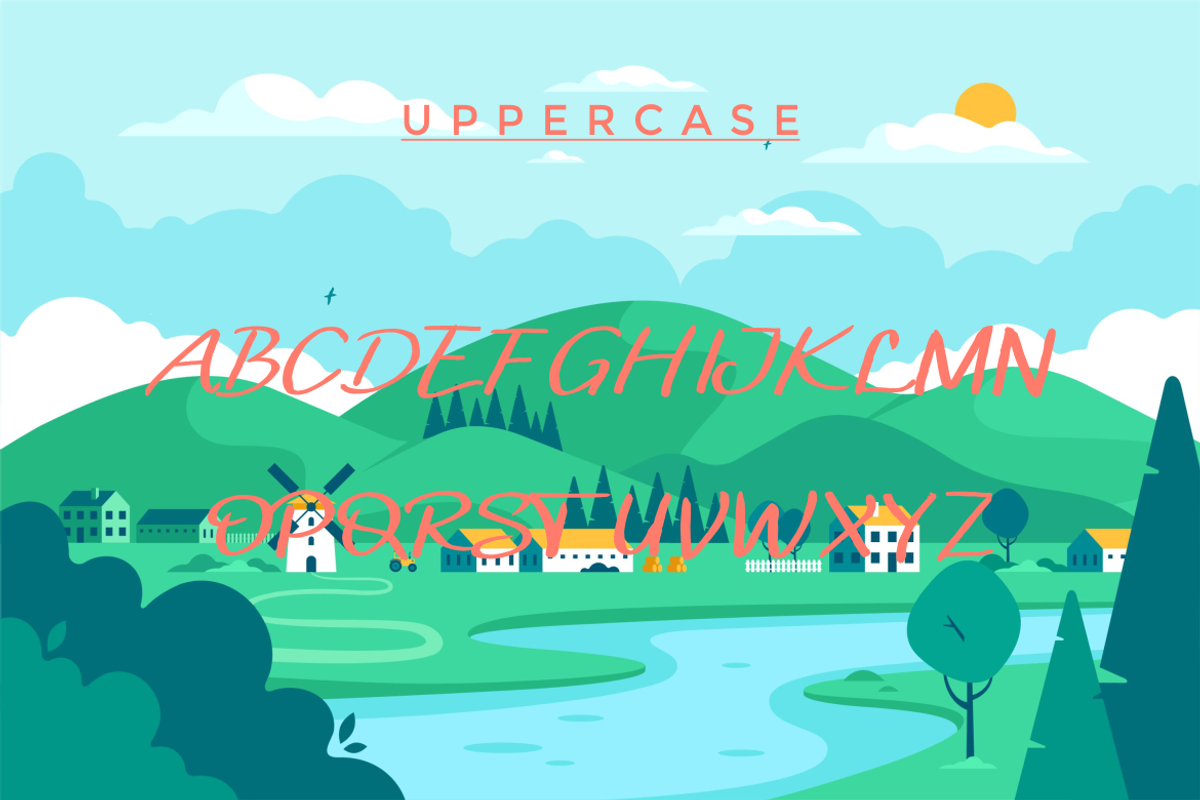 Negeriku Handwritting Font, a Handwritten Font by zerologicstudio