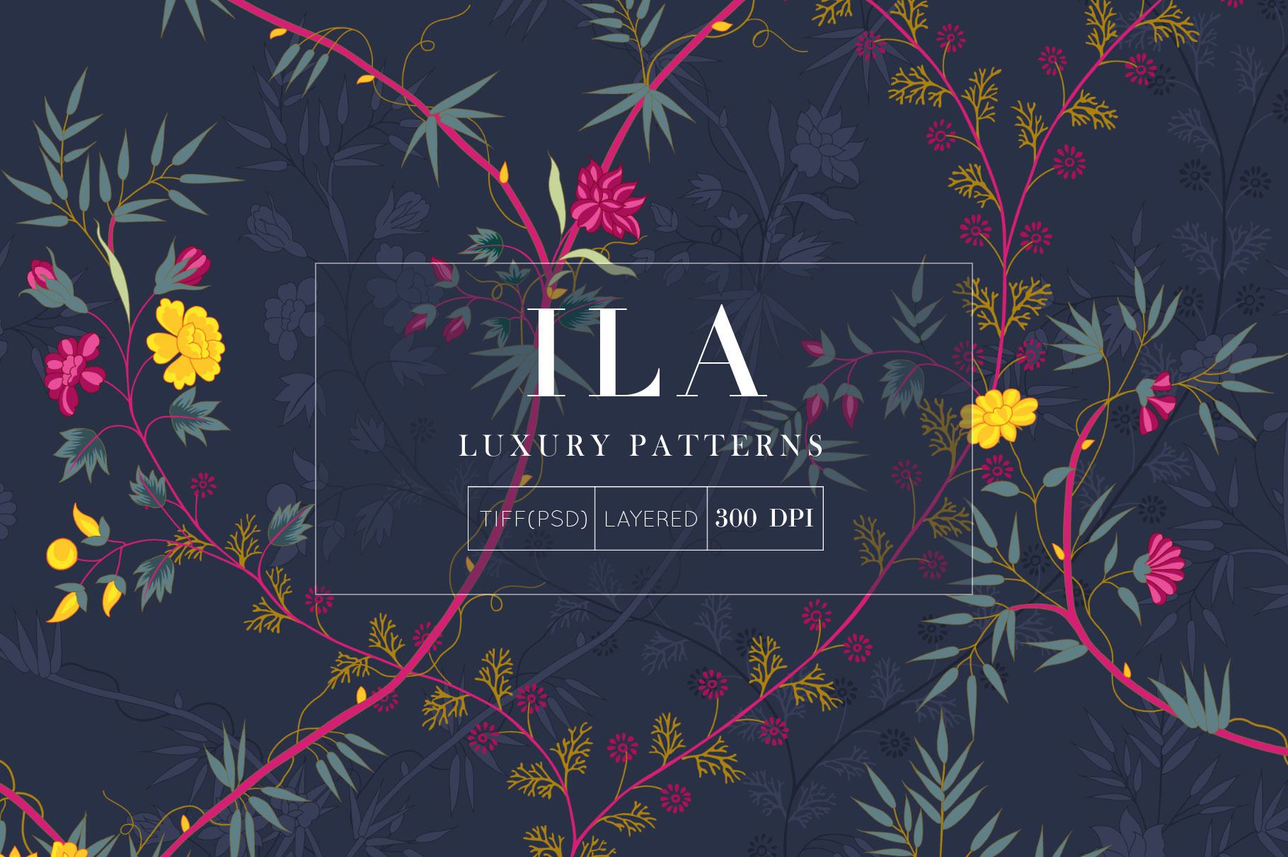Ila, Print Patterns, a Pattern Graphic by Pink Linen | Creative Market
