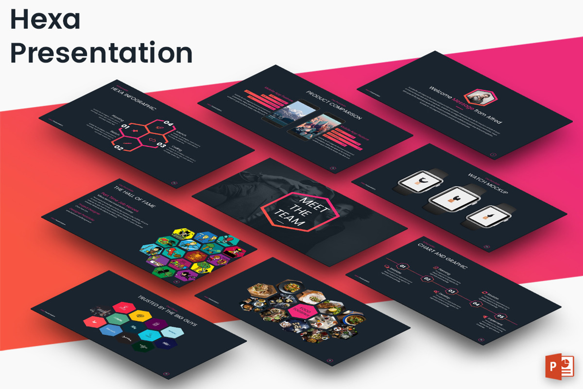 Hexa - Powerpoint Template, a Presentation Template by inspirasign