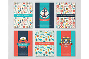 Marine cards 3 | Work Illustrations ~ Creative Market