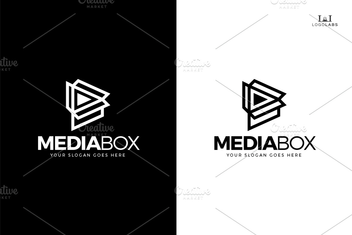 Media Box Logo, a Branding & Logo Template by LogoLabs