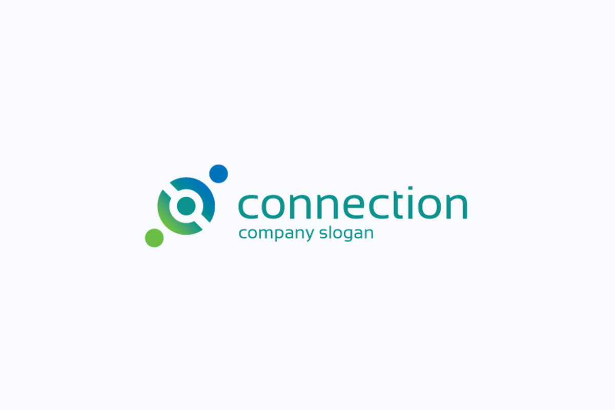 Connection company logo, a Branding & Logo Template by Vitalliy