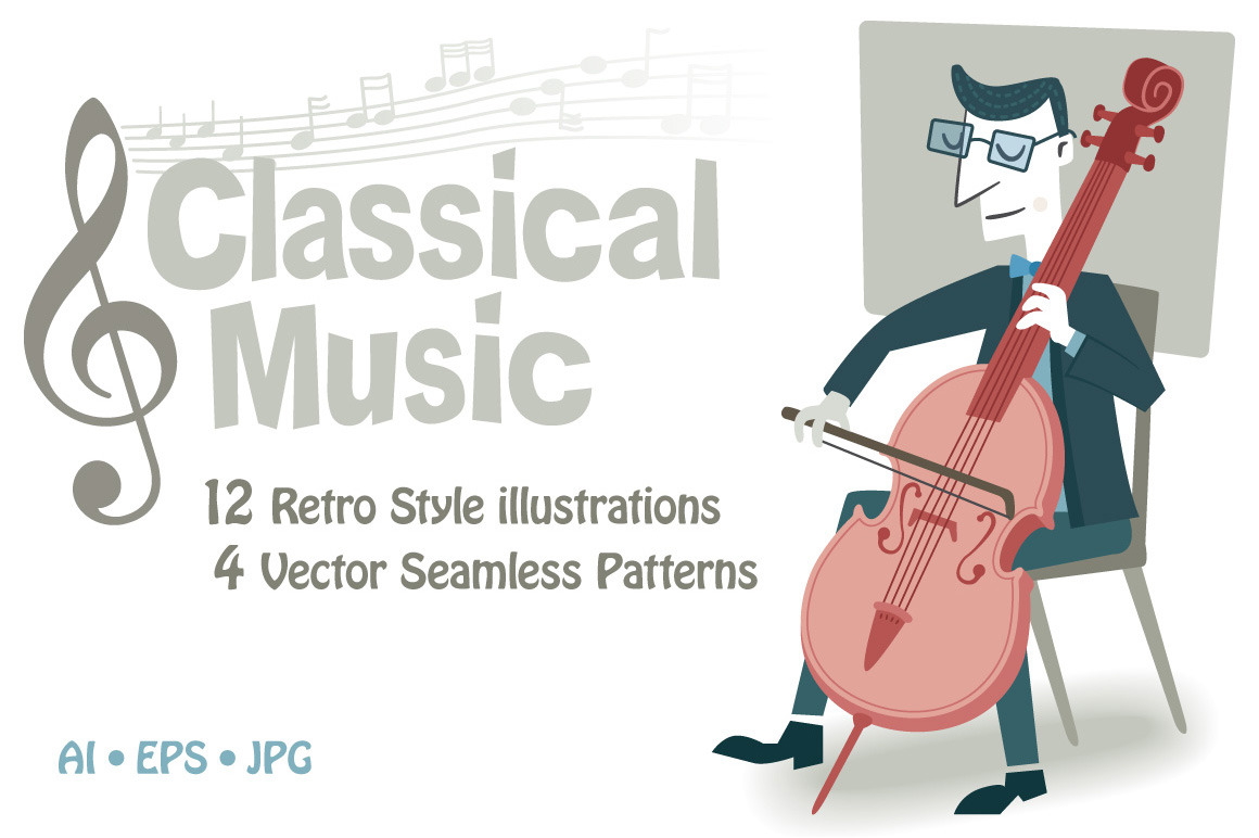 Classical Music | Decorative Illustrations ~ Creative Market