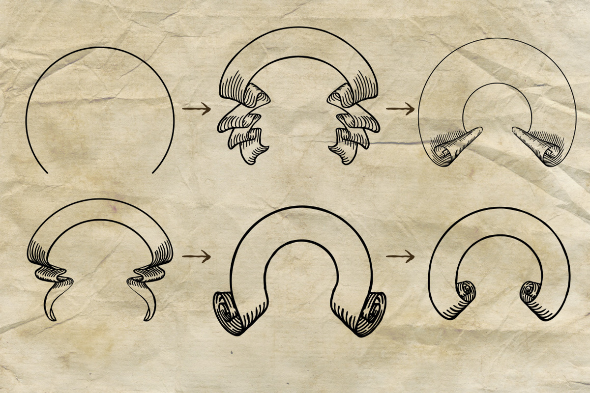 Woodcut Scroll Brushes Mega Set, a Brush Add-On by Christos Georghiou