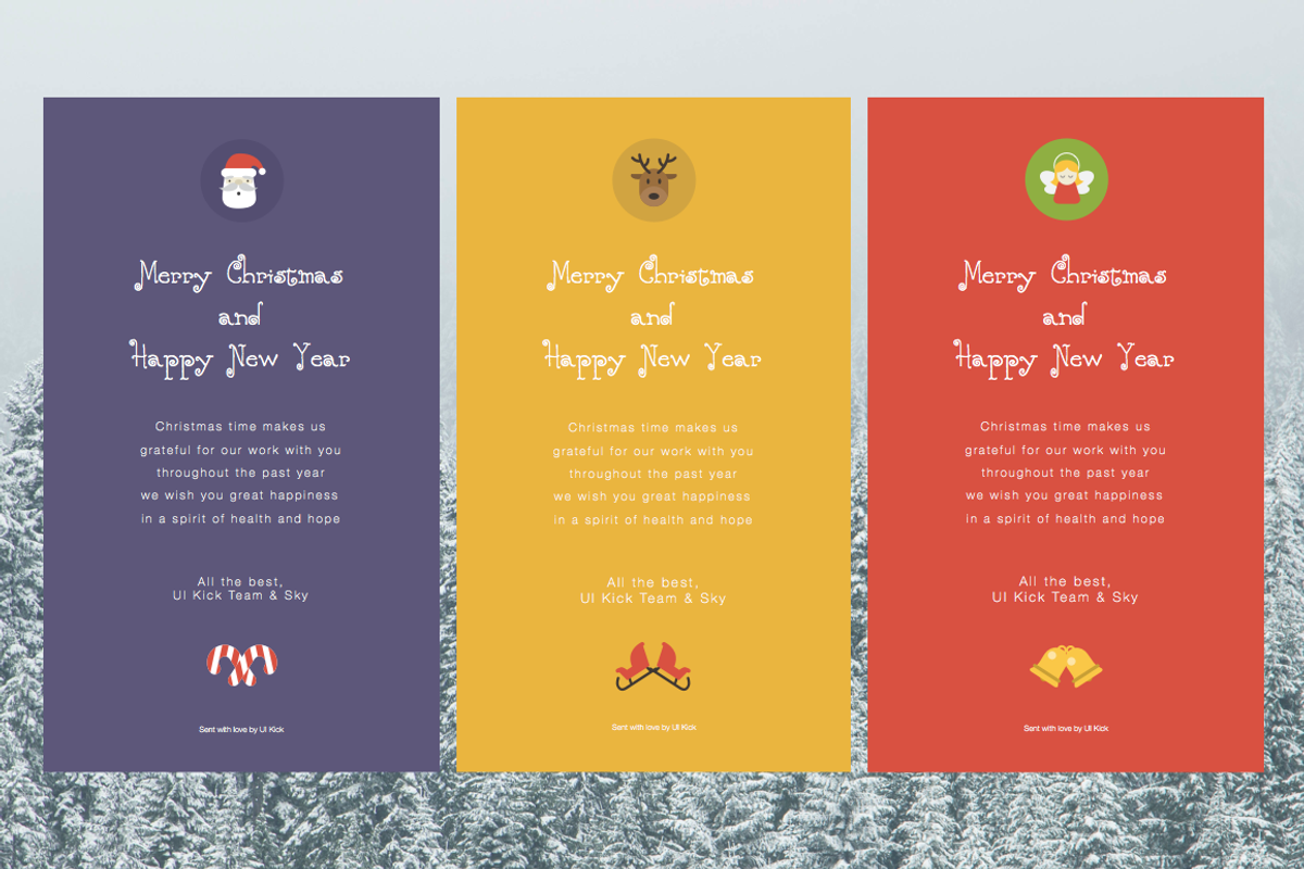 Christmas Email/eCard (HTML+DESIGNS), an Email Template by Hype UI