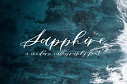 Sapphire Script Calligraphy Font