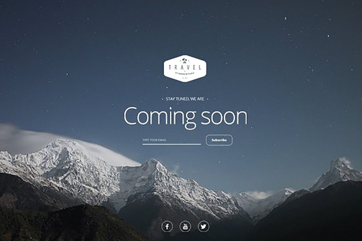 2Simple Travel Coming Soon Template, a Landing Page Template by ...