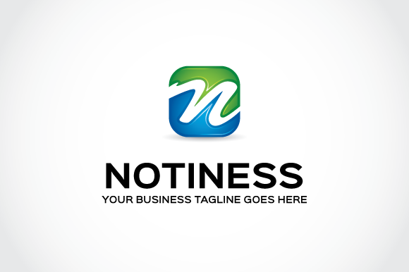 Notiness Logo Template, a Branding & Logo Template by The Branding Fusion