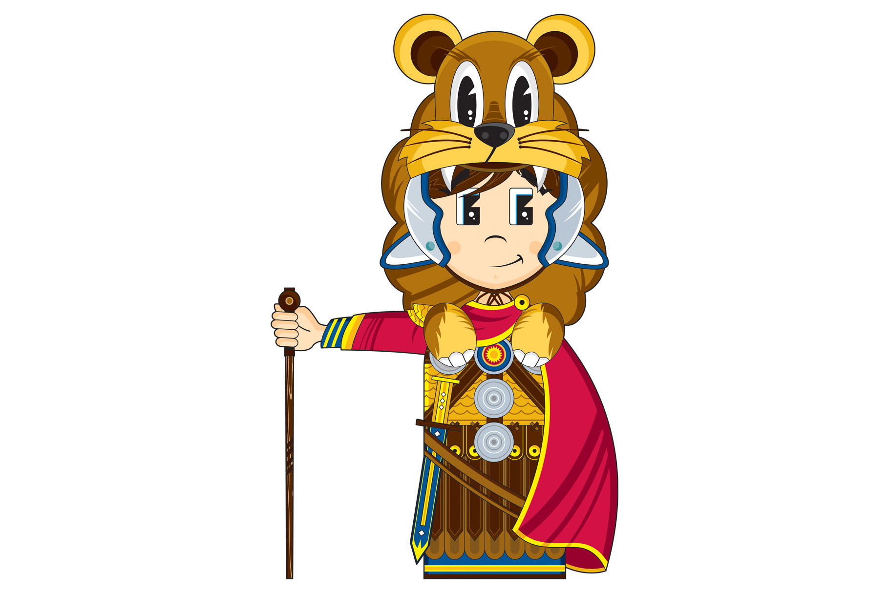 Cartoon Roman Soldier, an Illustration by Mark Murphy Creative