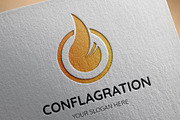 Conflagration Logo Template, a Branding & Logo Template by BdThemes
